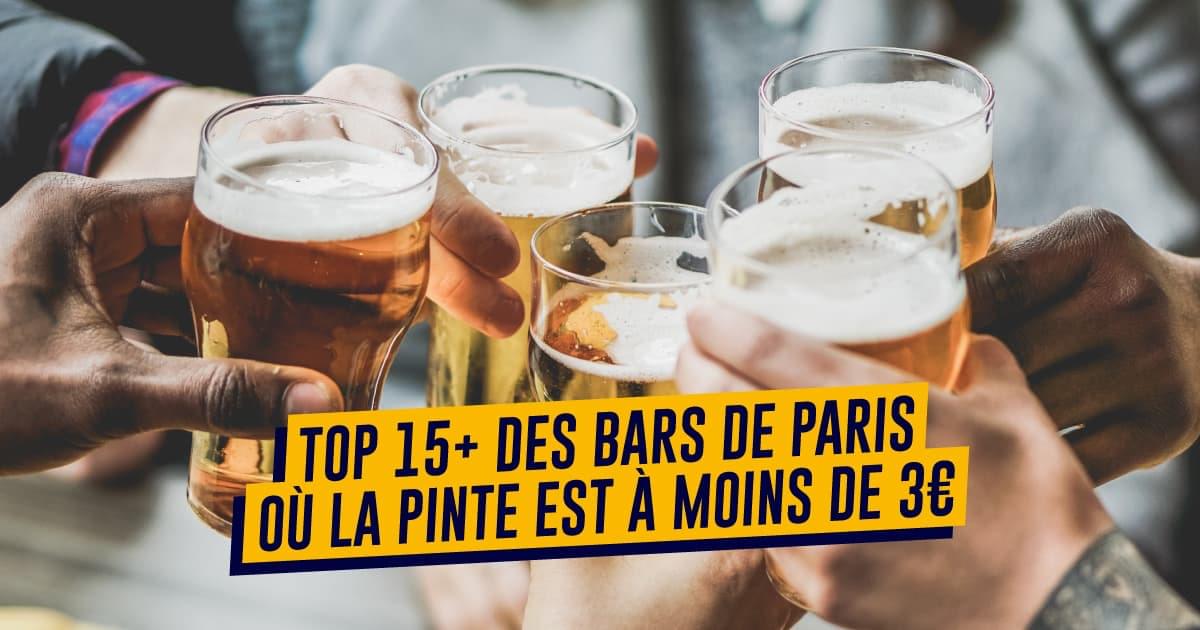 Top 15+ bars à bière pas cher à Paris,la pinte à moins de 3€