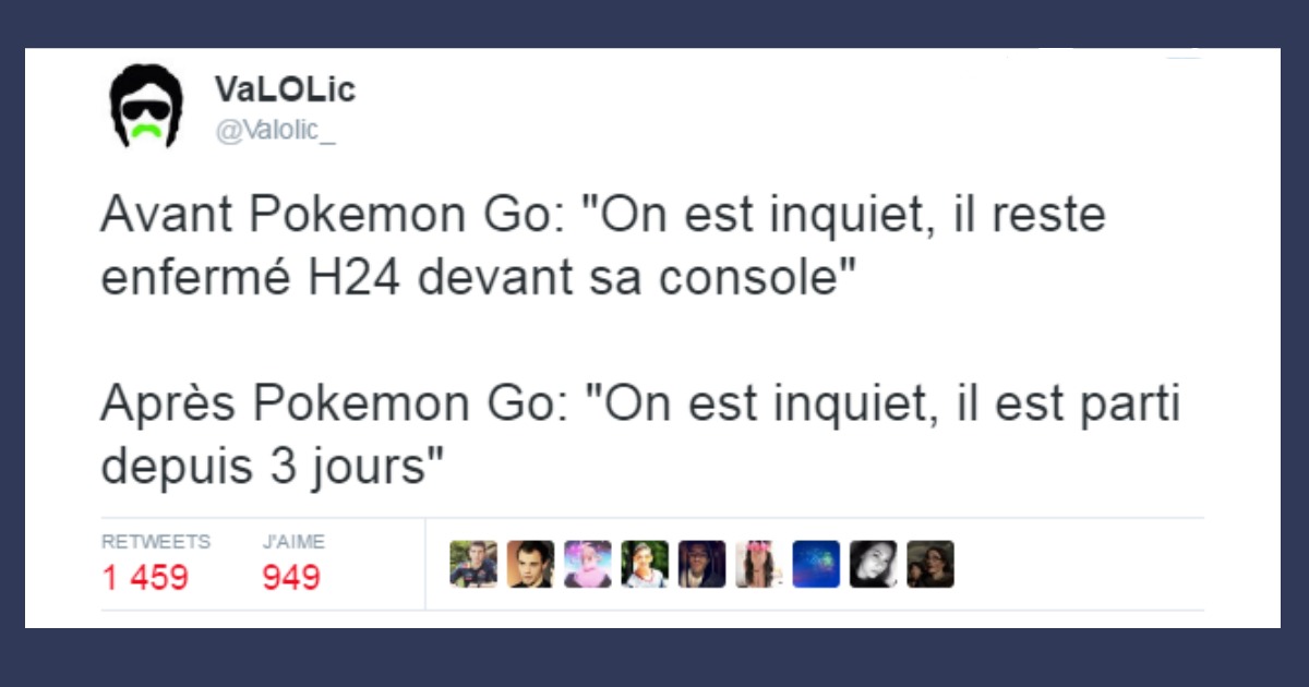 Top 17 des tweets sur Pokemon Go, le meilleur jeu du monde