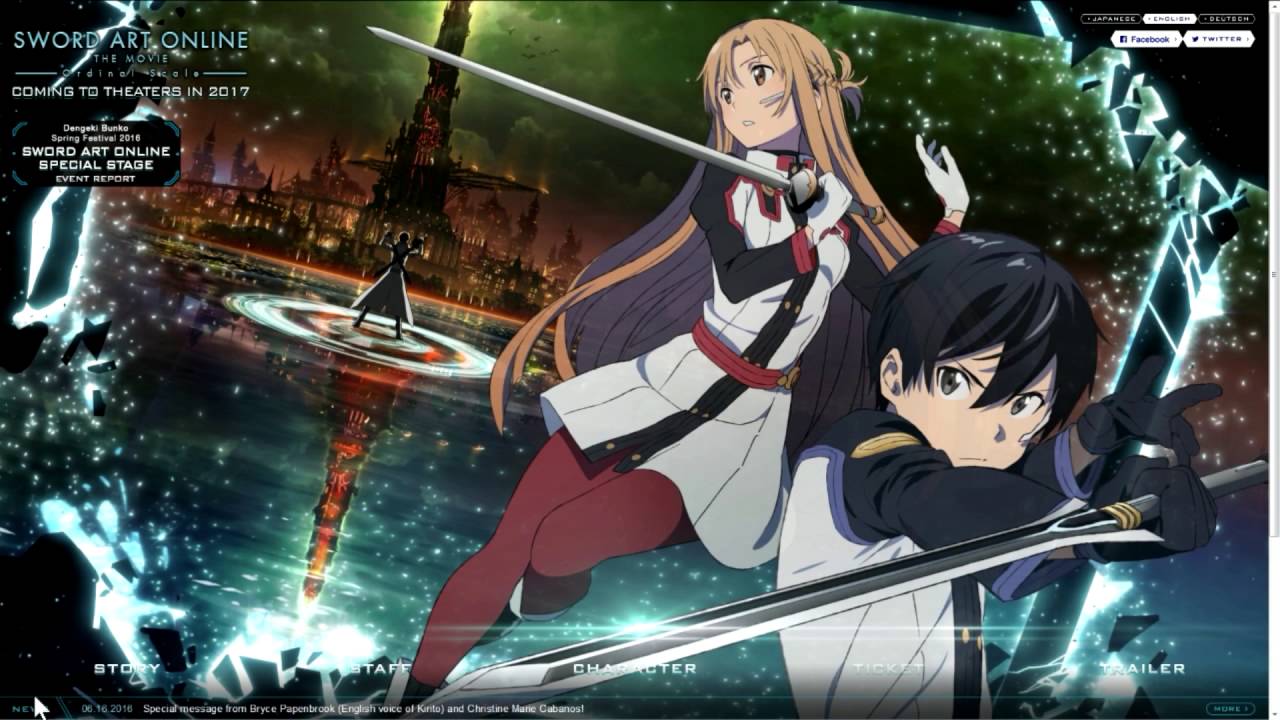 Sword Art Online : Ordinal Scale, un film sur l’univers de SAO
