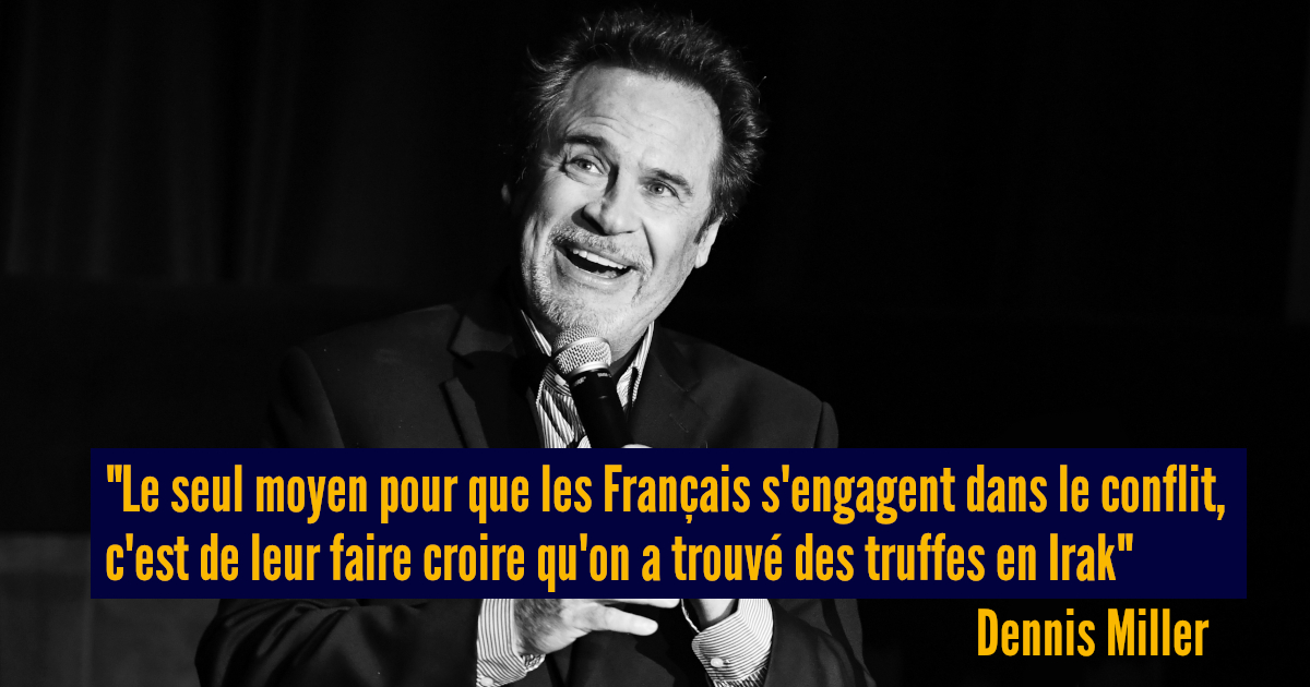 Top 10 des citations de comiques américains sur la France, qui aime bien…
