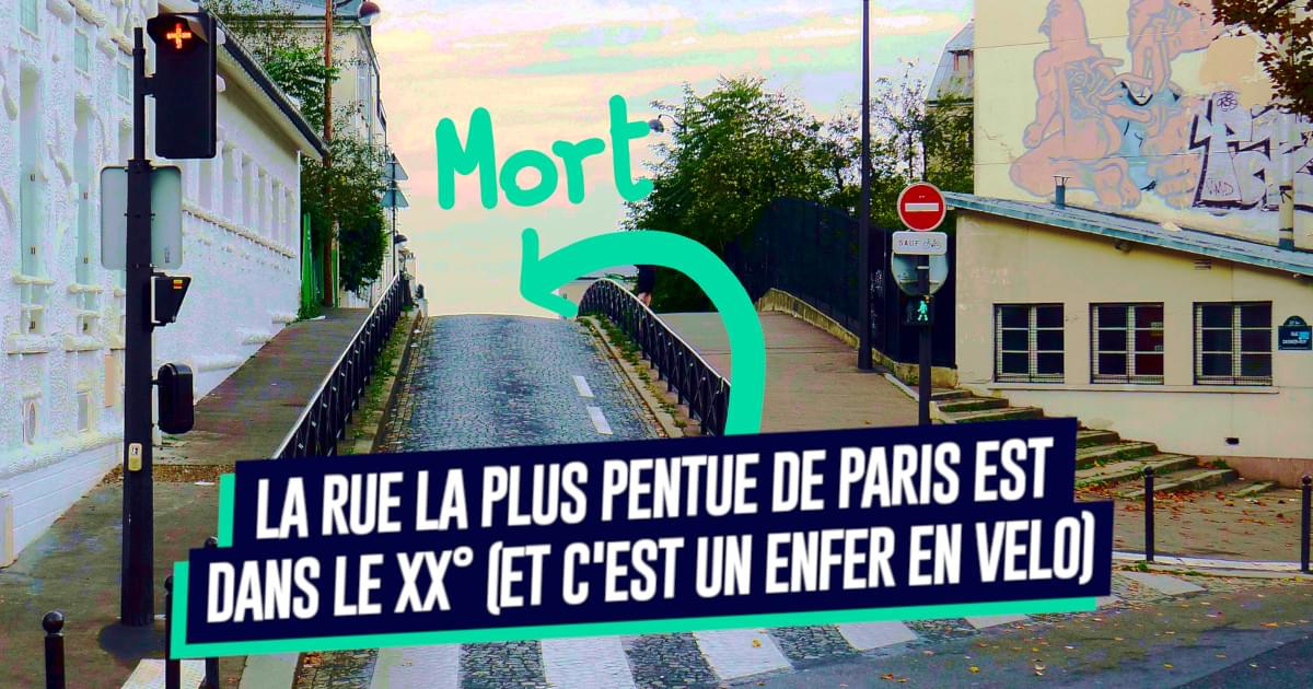 Top 10 des rues les plus pentues de Paris, celles qui font mal aux cuisses