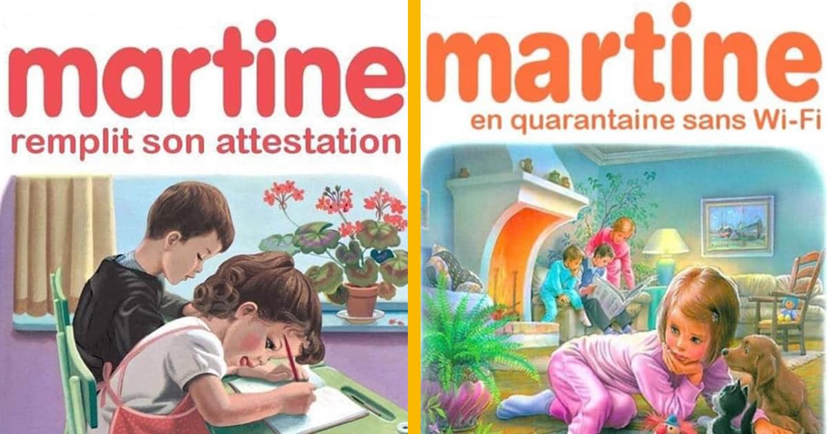 Top 10 des détournements de Martine spécial confinement, rien de mieux ...