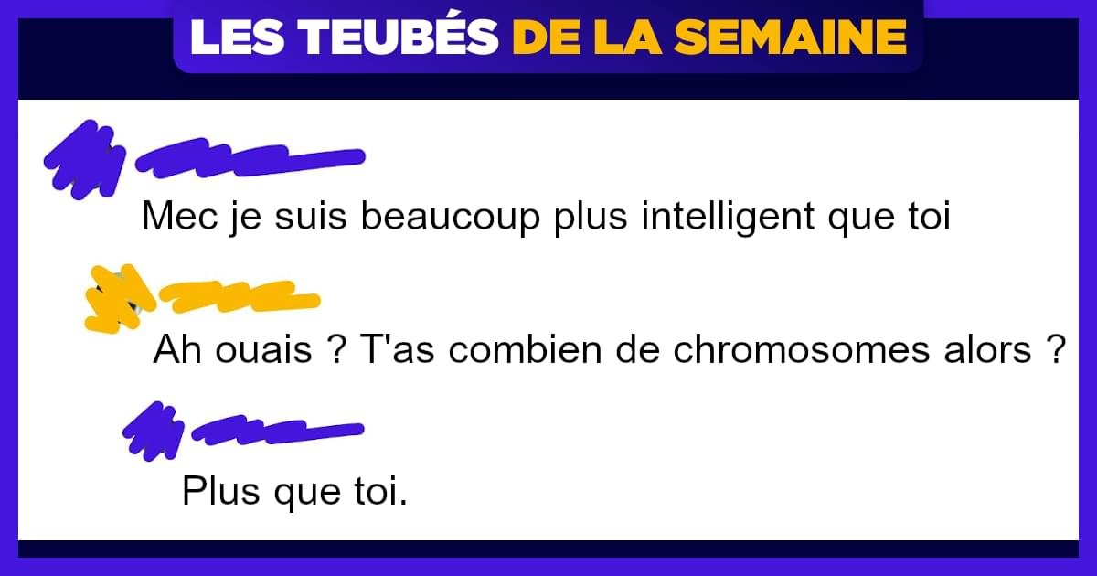 Top 10 des gens les plus teubés de la semaine, épisode 92