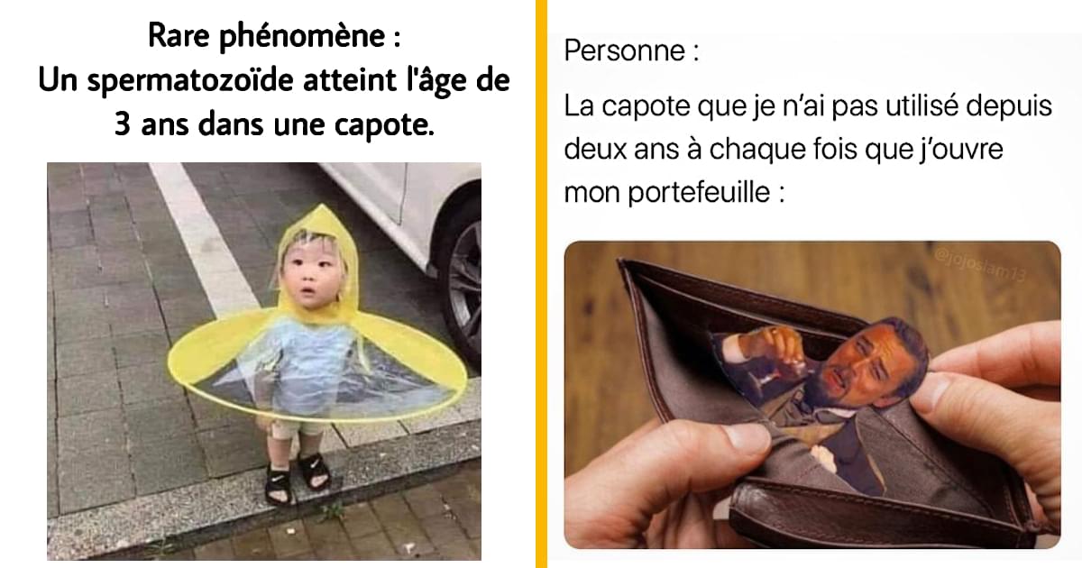 Top 15 des memes sur les capotes, mettez des préservatifs svp
