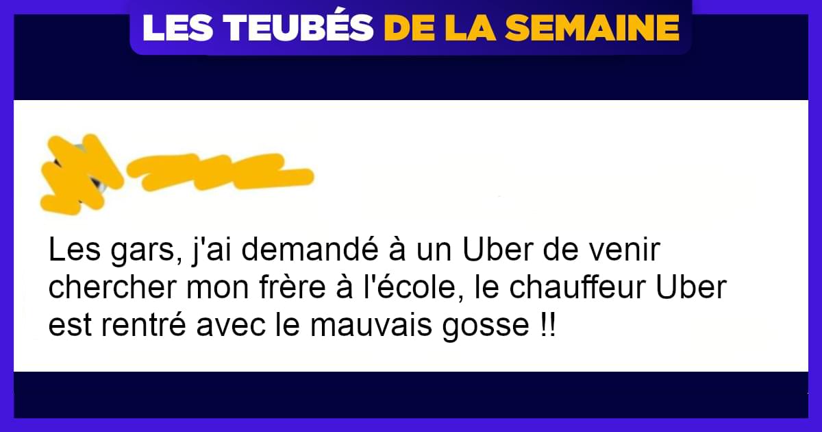 Top 10 des gens les plus teubés de la semaine, épisode 143