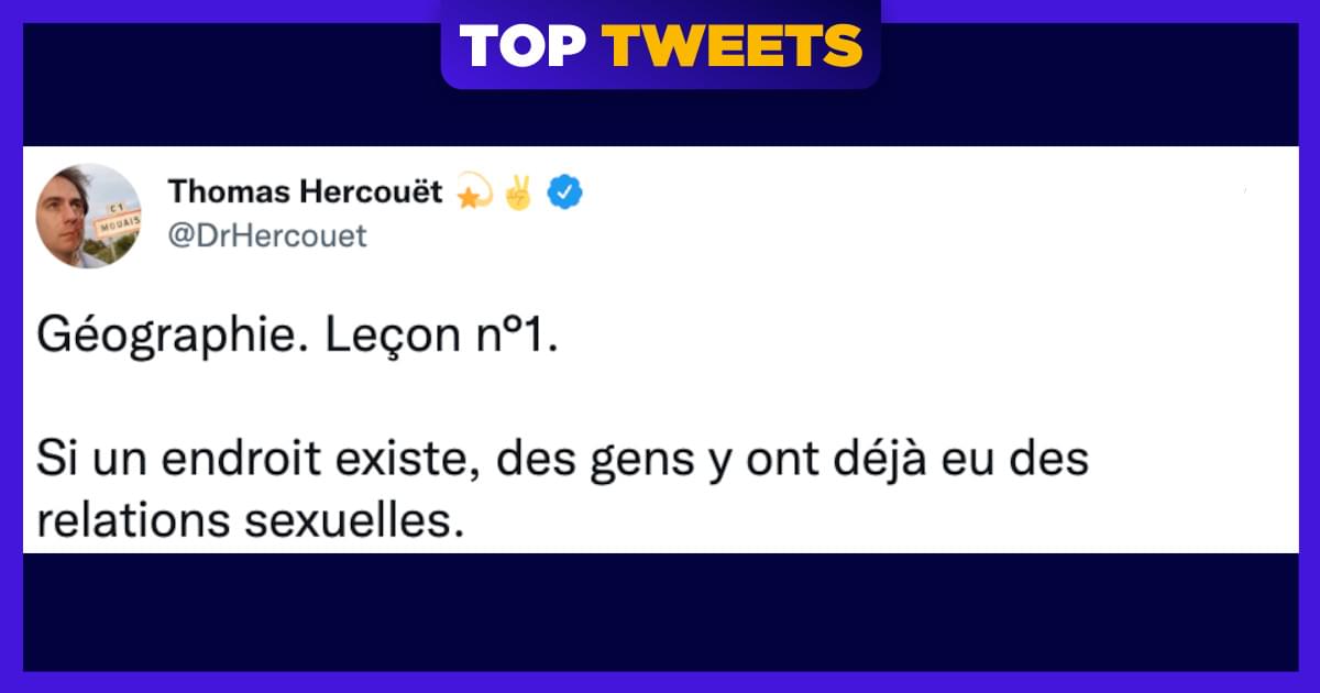 Top 20 des meilleurs tweets sur la géographie, ce truc auquel on est ...